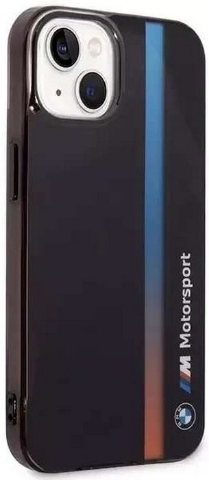 BMW M Tricolor Stripe Back Case - Apple iPhone 14 (6.1") Zwart ...