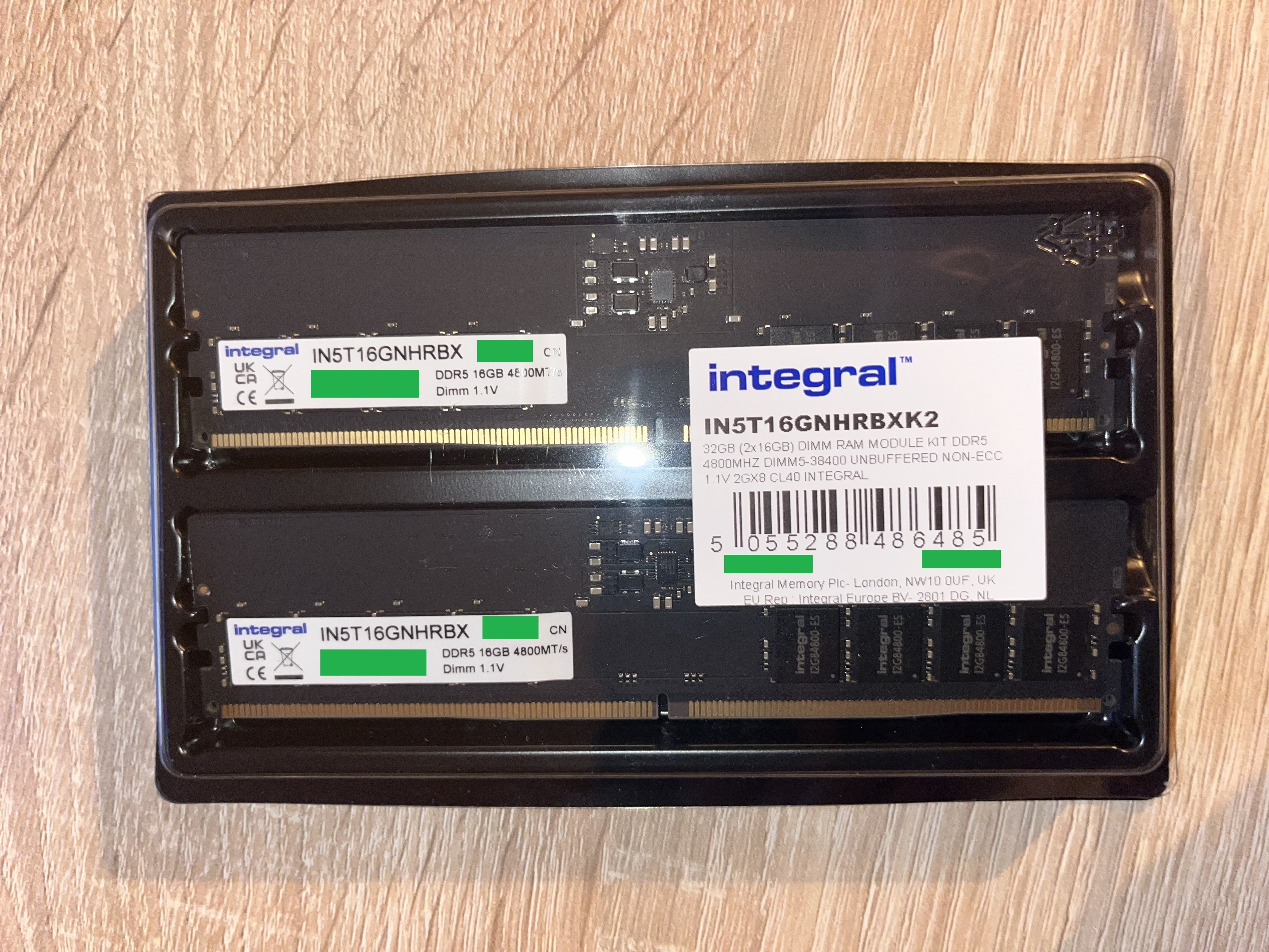 Integral IN5T16GNHRBXK2 aangeboden - Vraag & Aanbod - Tweakers