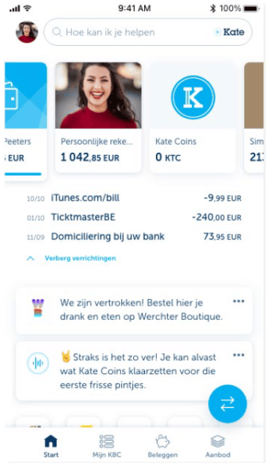 Belgische bank KBC introduceert eigen digitale munt met beperkte ...