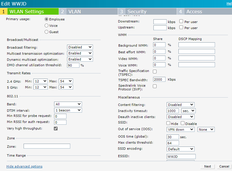 Aruba WIFI en Sonos - Netwerken - GoT