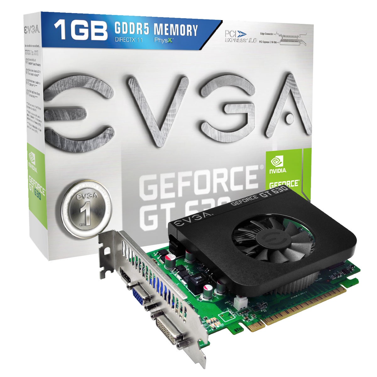 EVGA GeForce 1GB - Kenmerken - Tweakers