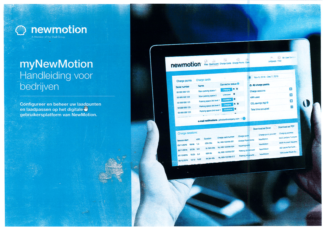 Shell Recharge / Newmotion gebruikersplatform - Mobiliteit - GoT