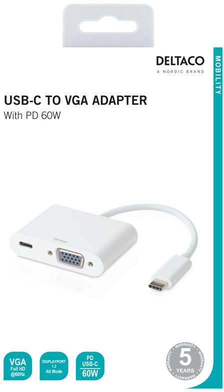 Specificaties van Deltaco USBC-VGA2 - Tweakers