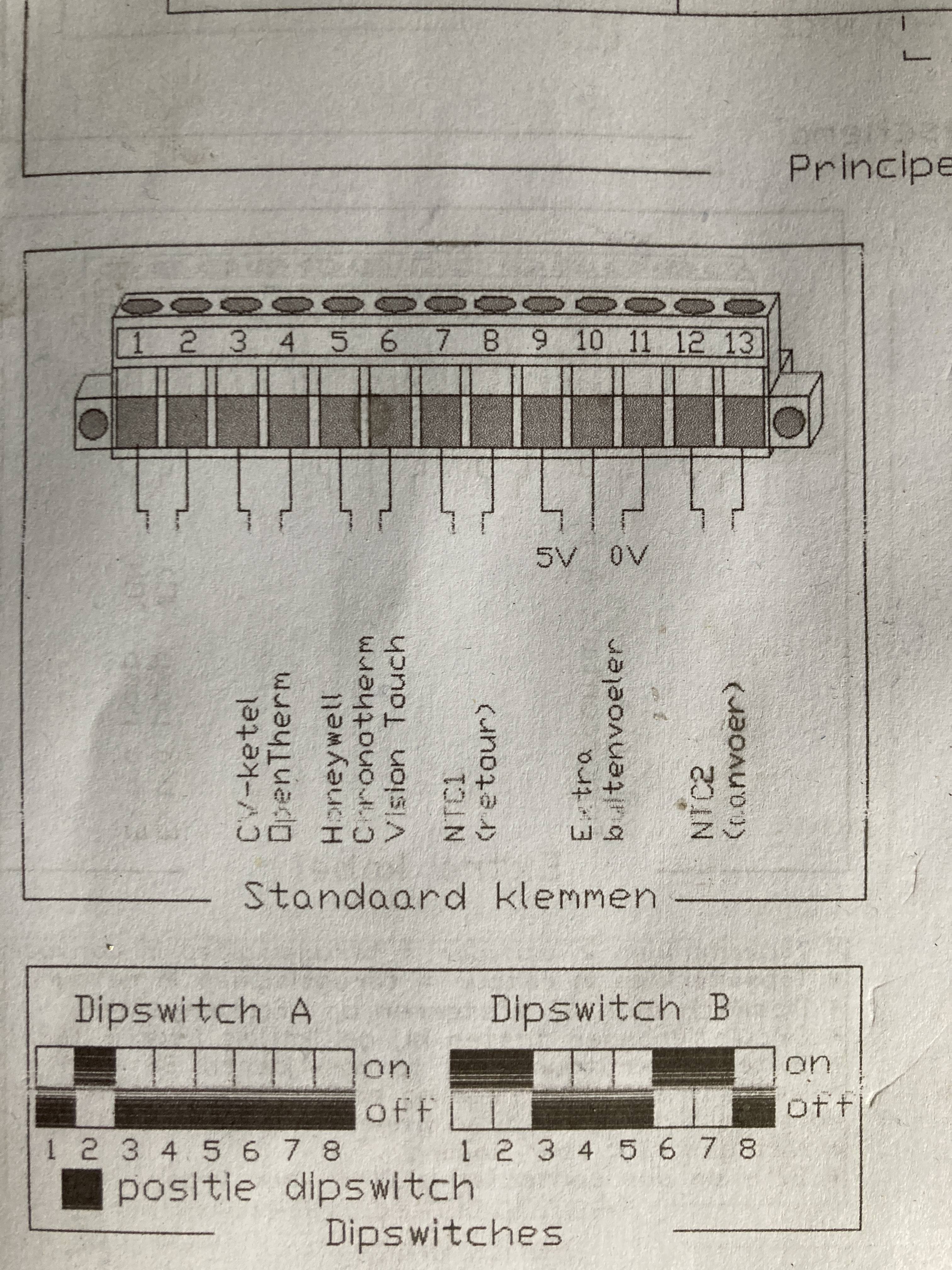 Aansluiten techneco trb10 buitentemperatuur senso - Duurzame energie en ...