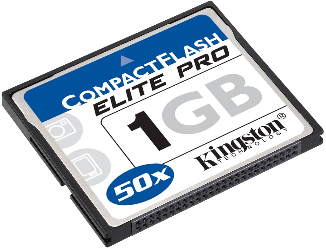 Specificaties van Kingston 1GB CompactFlash Memory Standard - Tweakers