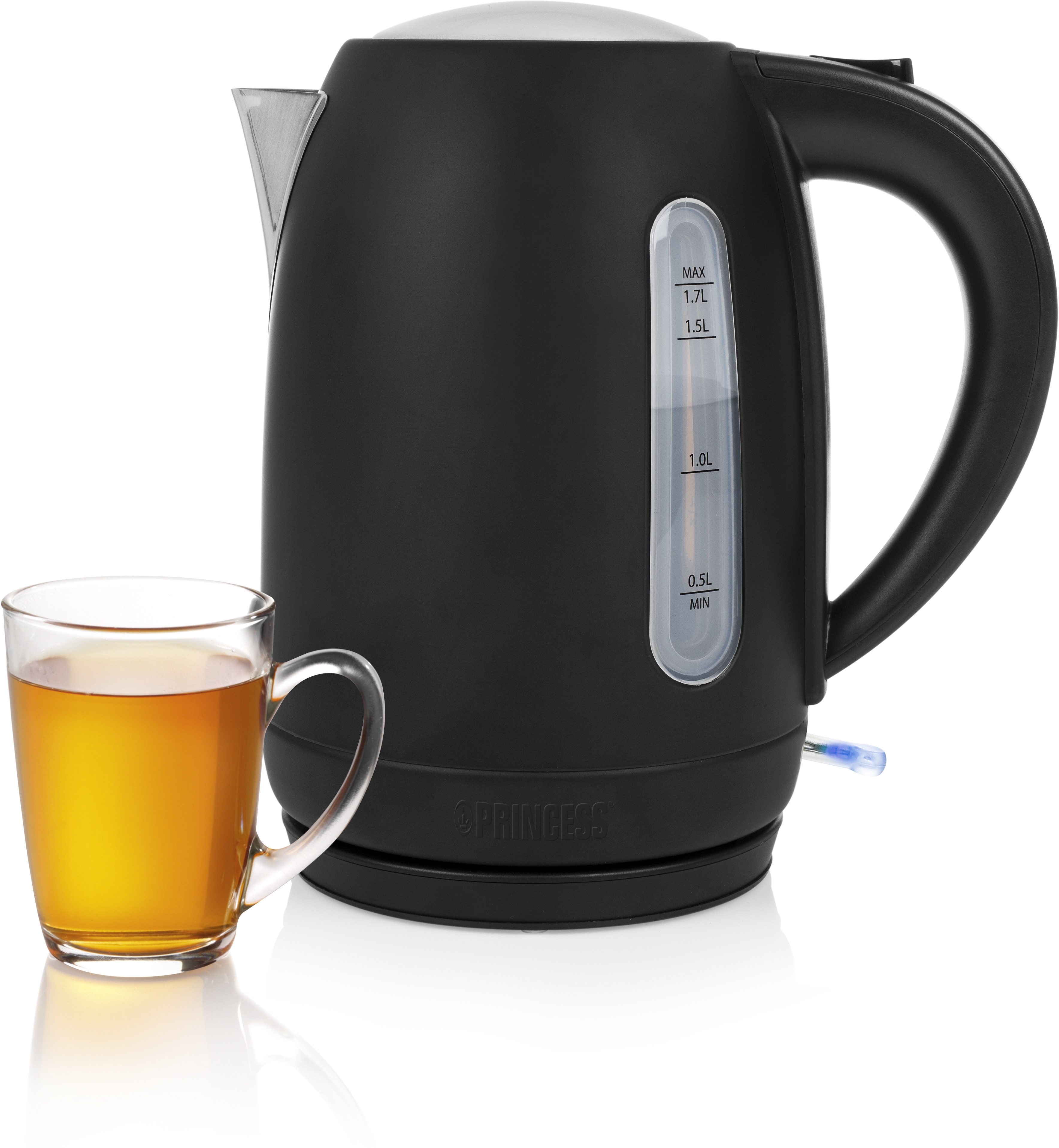 Princess 236032 Waterkoker Black Steel - Kenmerken - Tweakers