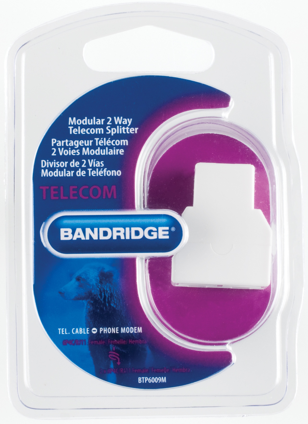 Specificaties van Bandridge BTP6009M Wit - Tweakers