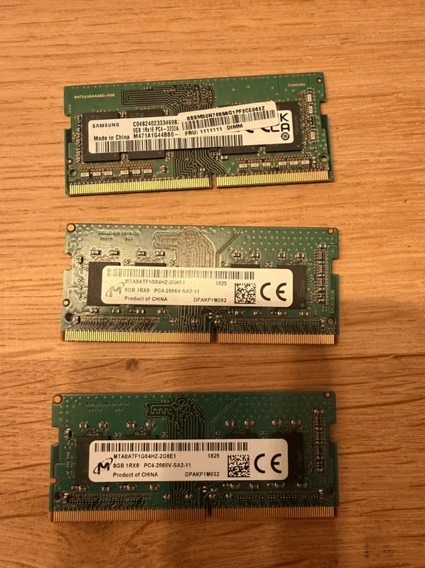 2x Micron 8GB DDR4 SO-DIMM RAM Geheugen aangeboden - Vraag & Aanbod ...