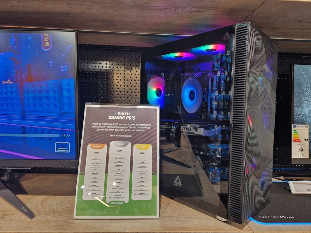 EP-winkels starten met fysieke verkoop van Xenith-pc's van Azerty - Tweakers