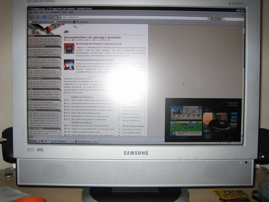 Samsung Syncmaster 940MW Zilver - Cloudy - Product reviews - Tweakers