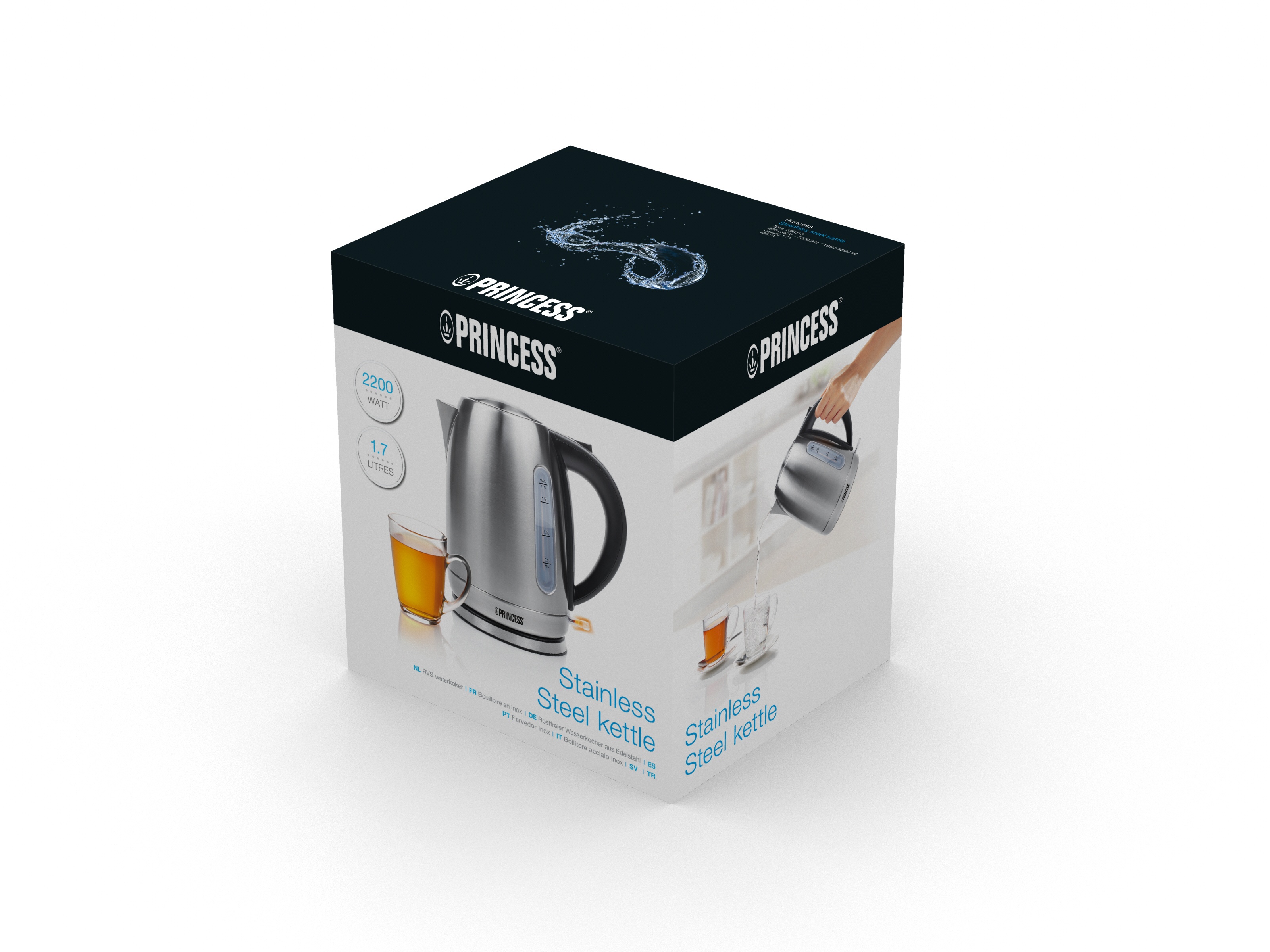 Princess 236018 RVS waterkoker - Kenmerken - Tweakers