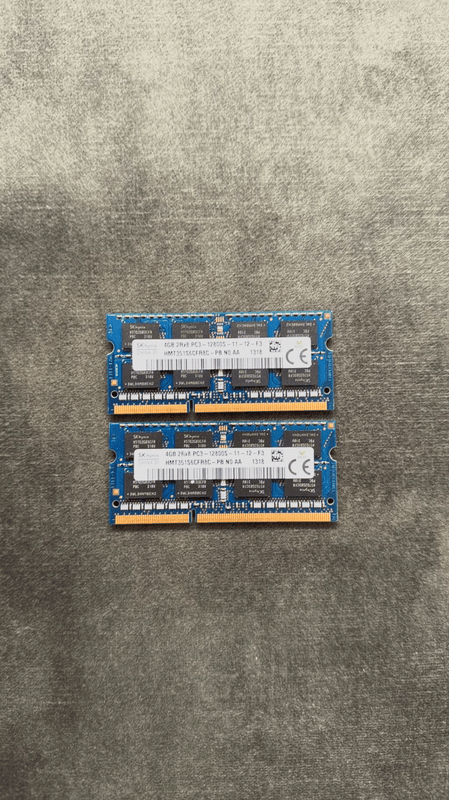SK Hynix 2x4GB DDR3 RAM Geheugen voor Laptop aangeboden - Vraag ...