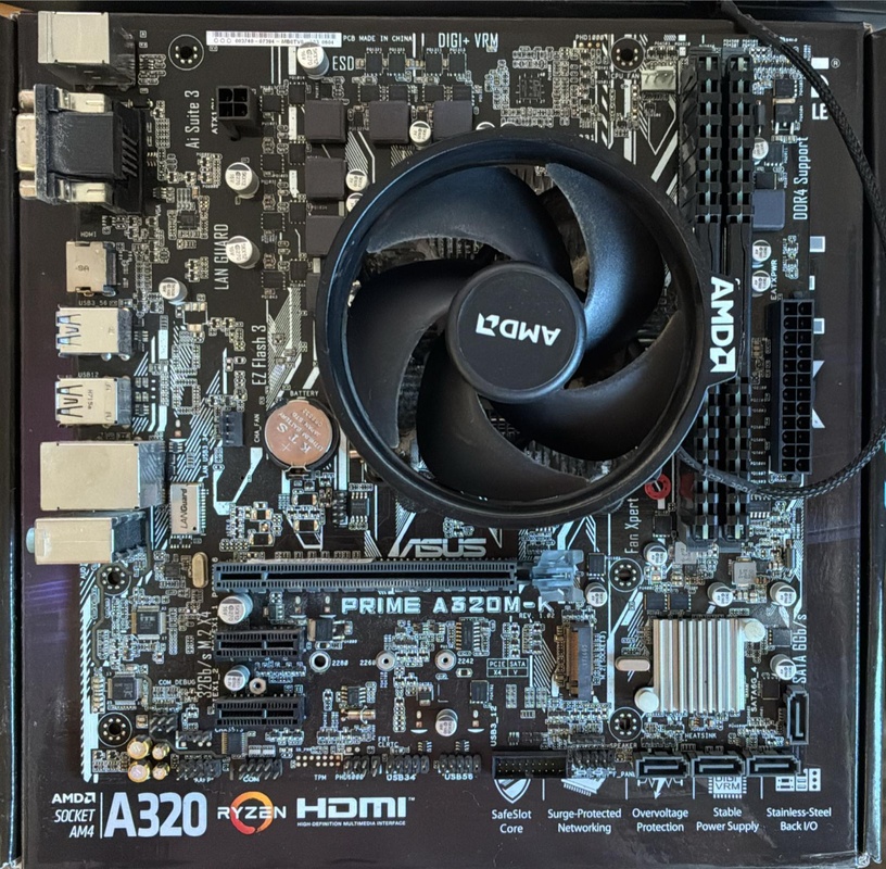AMD Ryzen 5 1600 - Asus Prime A320M-K incl. geheugen aangeboden - Vraag ...