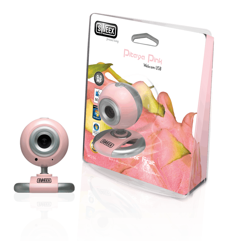 Sweex WC156 Webcam Pitaya Pink - Kenmerken - Tweakers