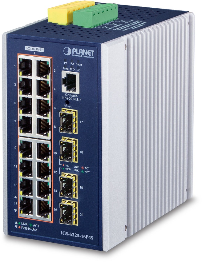 Specificaties van Planet IGS-6325-16P4S - Tweakers