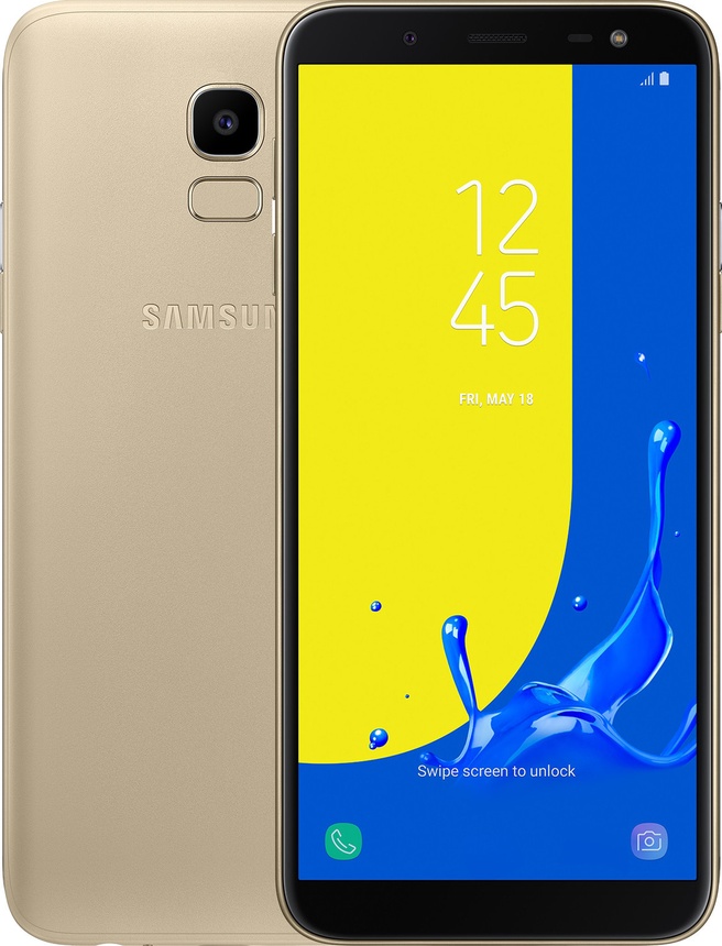 Samsung Galaxy J6 single sim Goud - Kenmerken - Tweakers