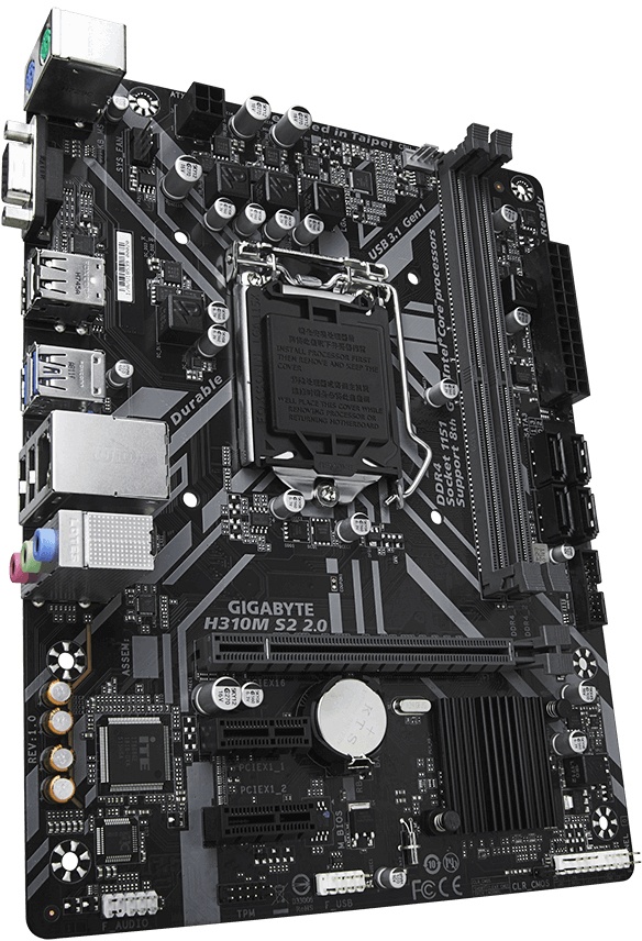 Specificaties van Gigabyte H310M S2 2.0 (rev 1.0) - Tweakers