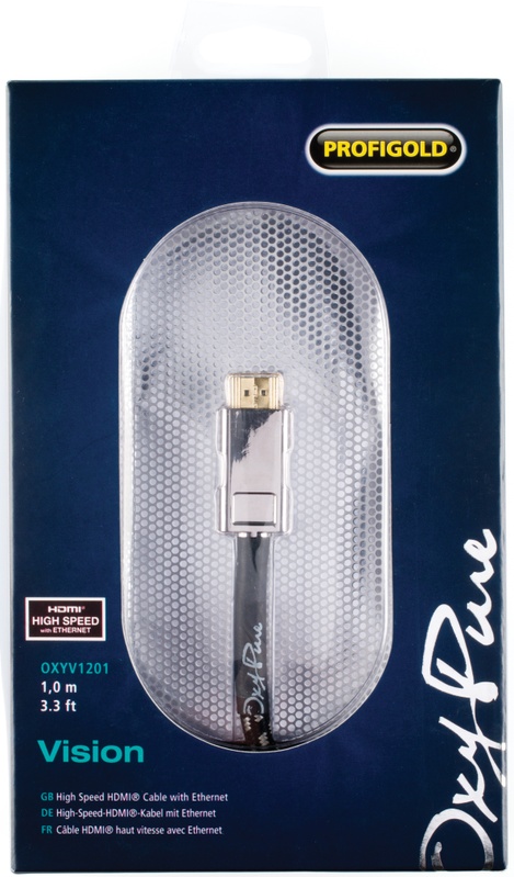 Profigold HDMI, 1 m Zilver, Zwart - Kenmerken - Tweakers