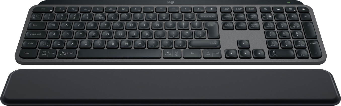 Specificaties van Logitech MX Keys S, Met Polssteun, Qwerty US, Grafiet - Tweakers