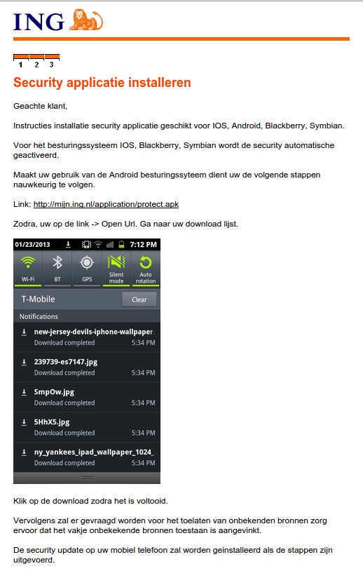 Android-malware maakt 22 slachtoffers onder ING-klanten - update ...