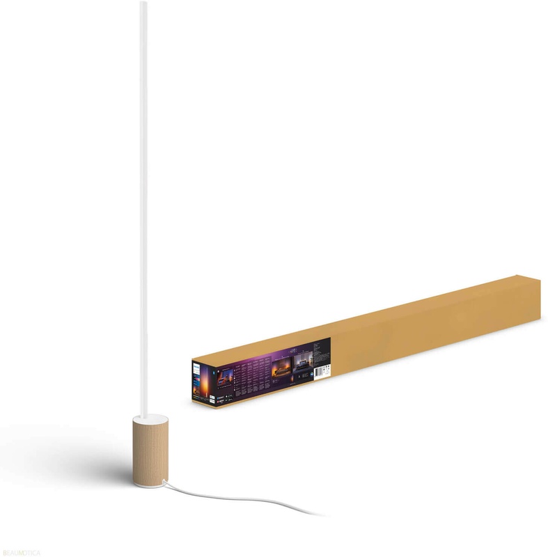 Philips Hue Gradient Signe Vloerlamp White & Color Ambiance (Eiken ...