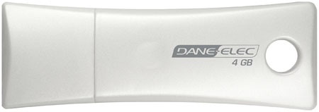 Dane-Elec Pearl USB Flash Drive - White 4GB Wit - Kenmerken - Tweakers