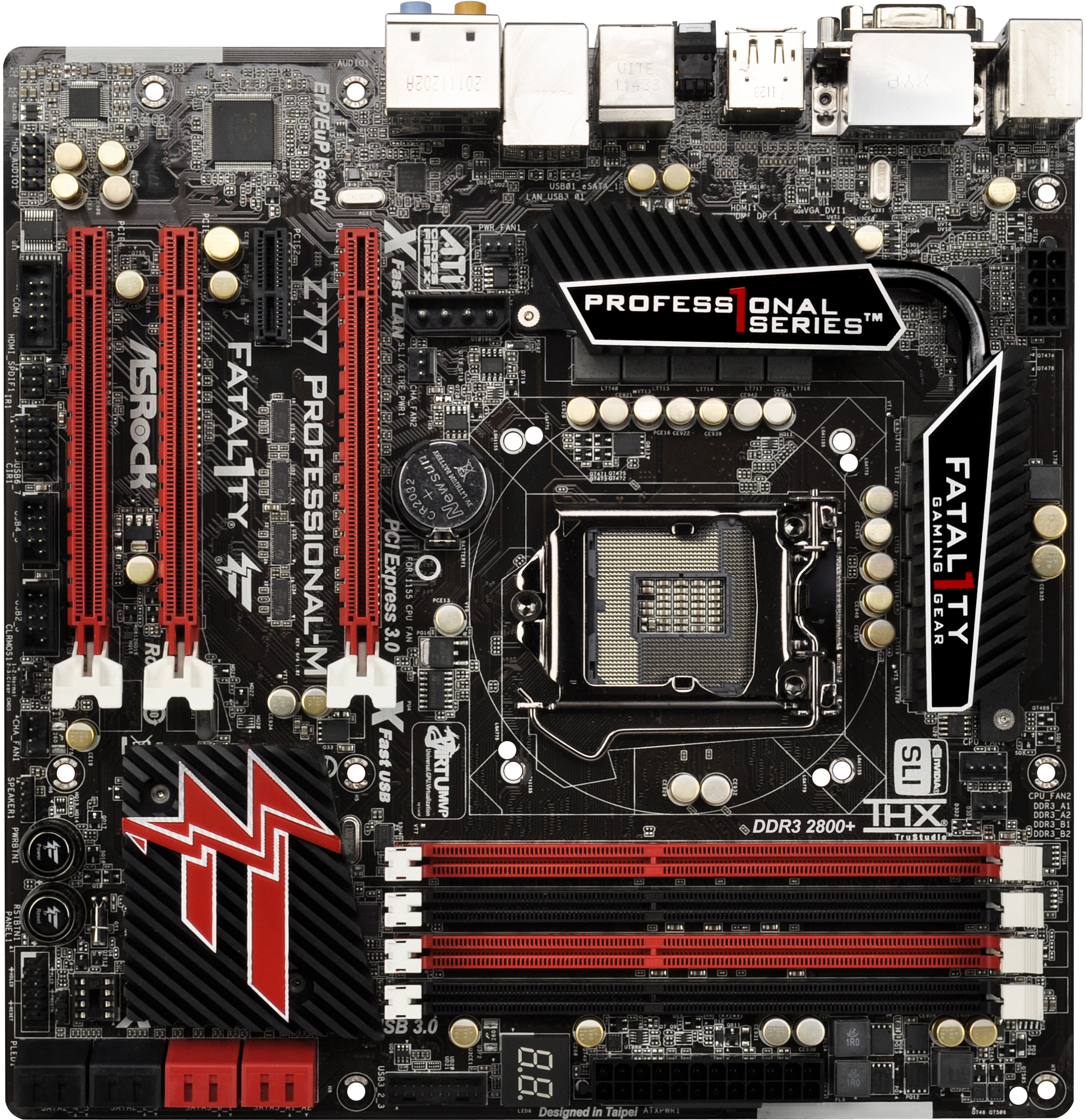 ASRock Fatal1ty Z77 Professional-M - Kenmerken - Tweakers