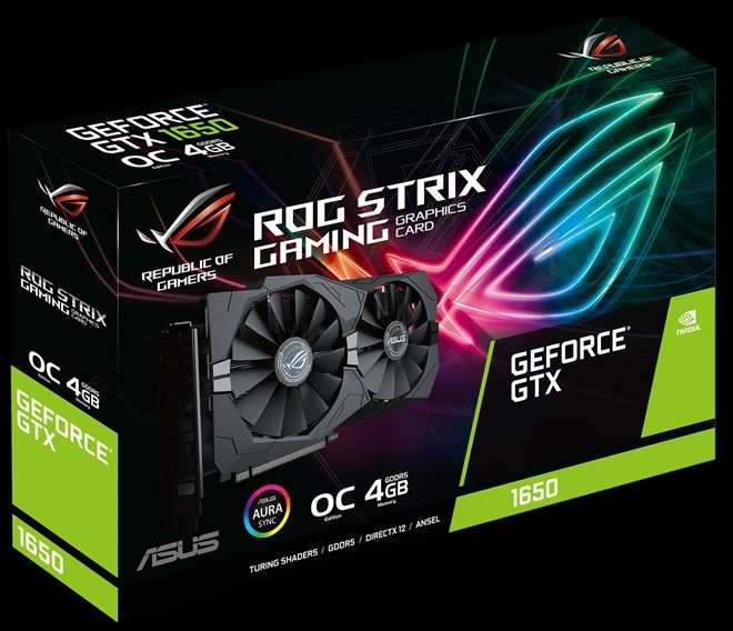 Specificaties van ASUS ROG Strix GeForce GTX 1650 OC edition 4GB GDDR5 ...