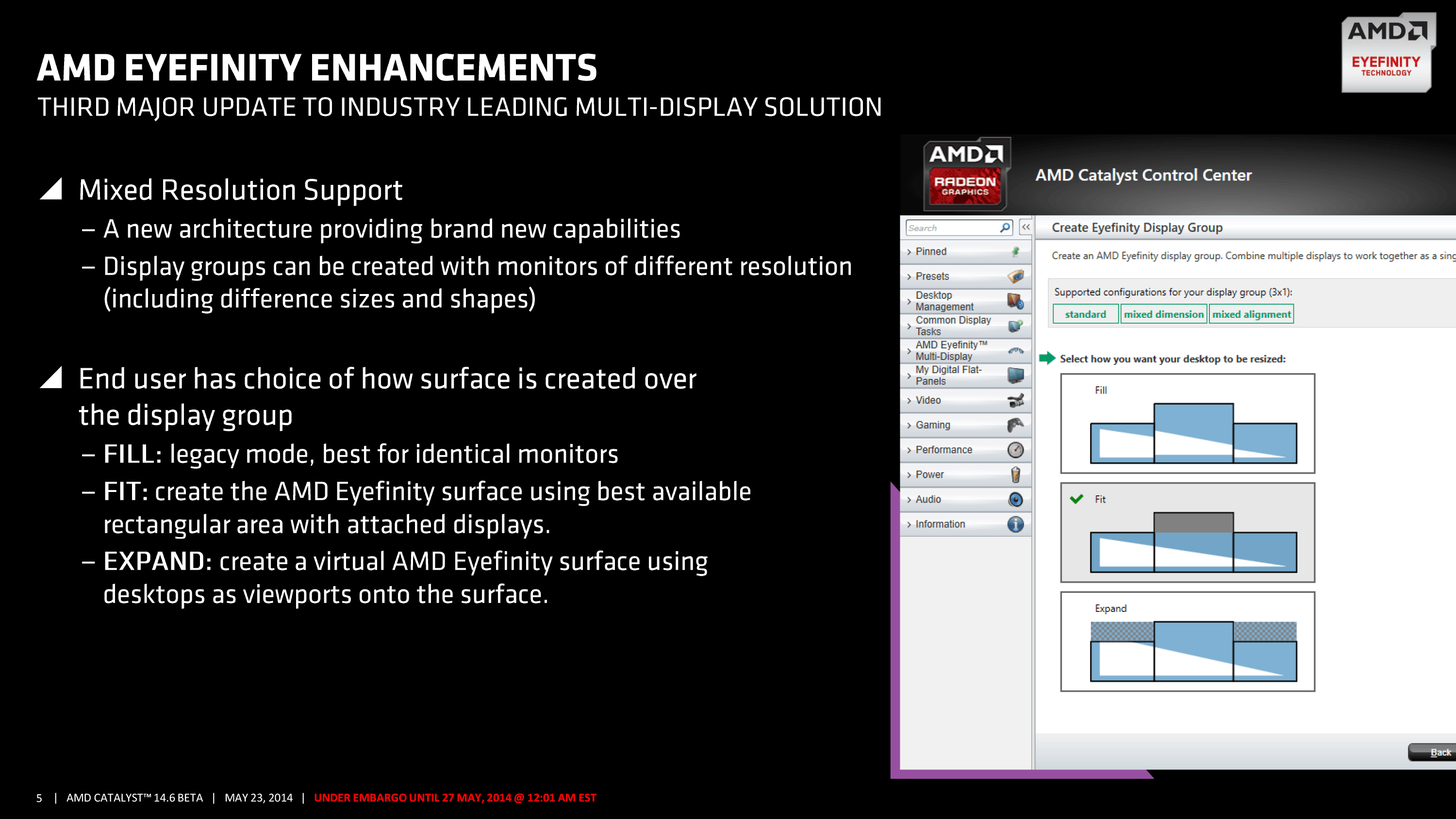 AMD combineert schermen met verschillende resoluties bij Eyefinity ...