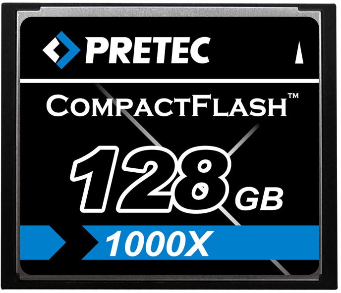 Pretec Compact Flash Card 1000X (Metal Housing) 128GB kopen? - Prijzen ...
