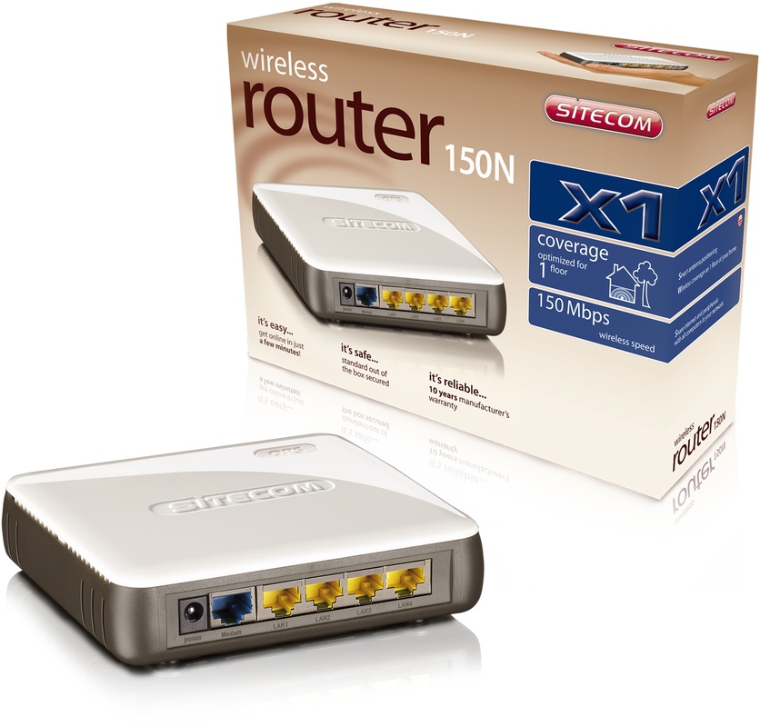 Specificaties van Sitecom Wireless Router 150N X1 WLR-1000 - Tweakers