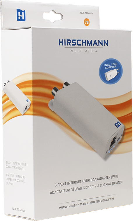 Specificaties van Hirschmann GigaBit internet over coax adapter ...