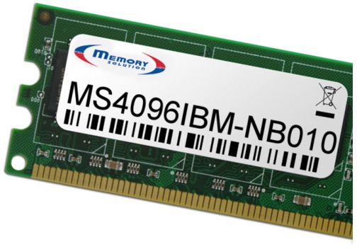 Specificaties van Memory Solution MS4096IBM-NB010 - Tweakers