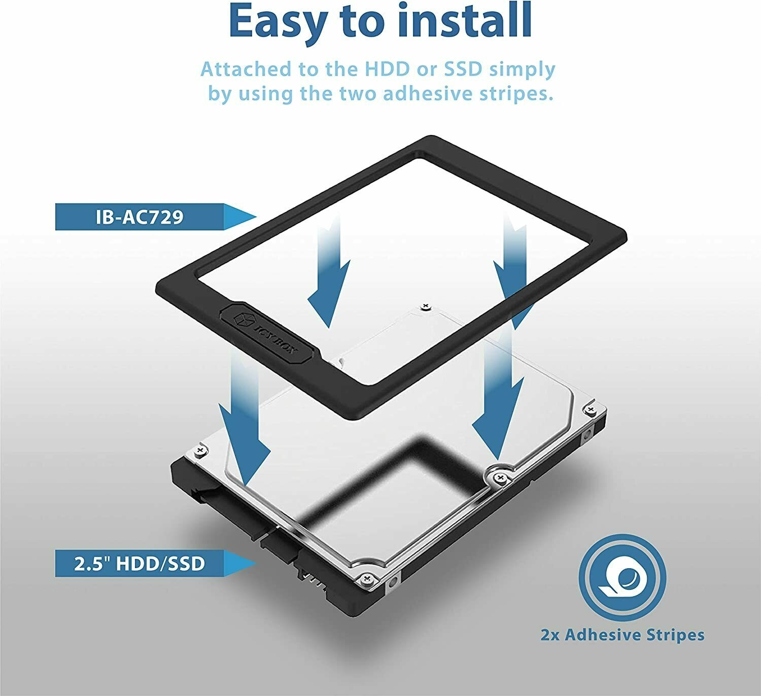 Specificaties van Icy Box IB-AC729 inbouwframe - Tweakers