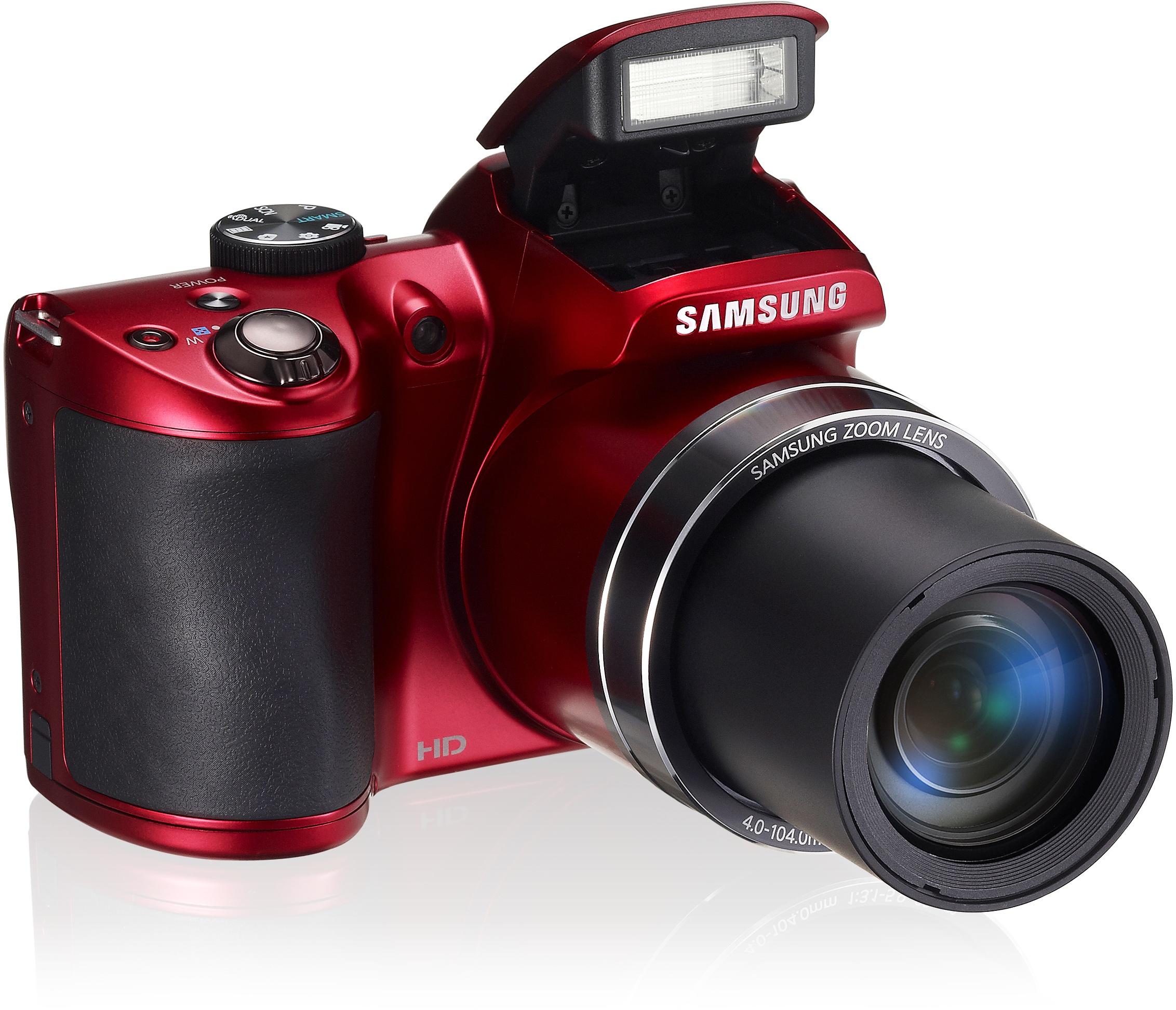 Specificaties van Samsung WB100 Rood - Tweakers