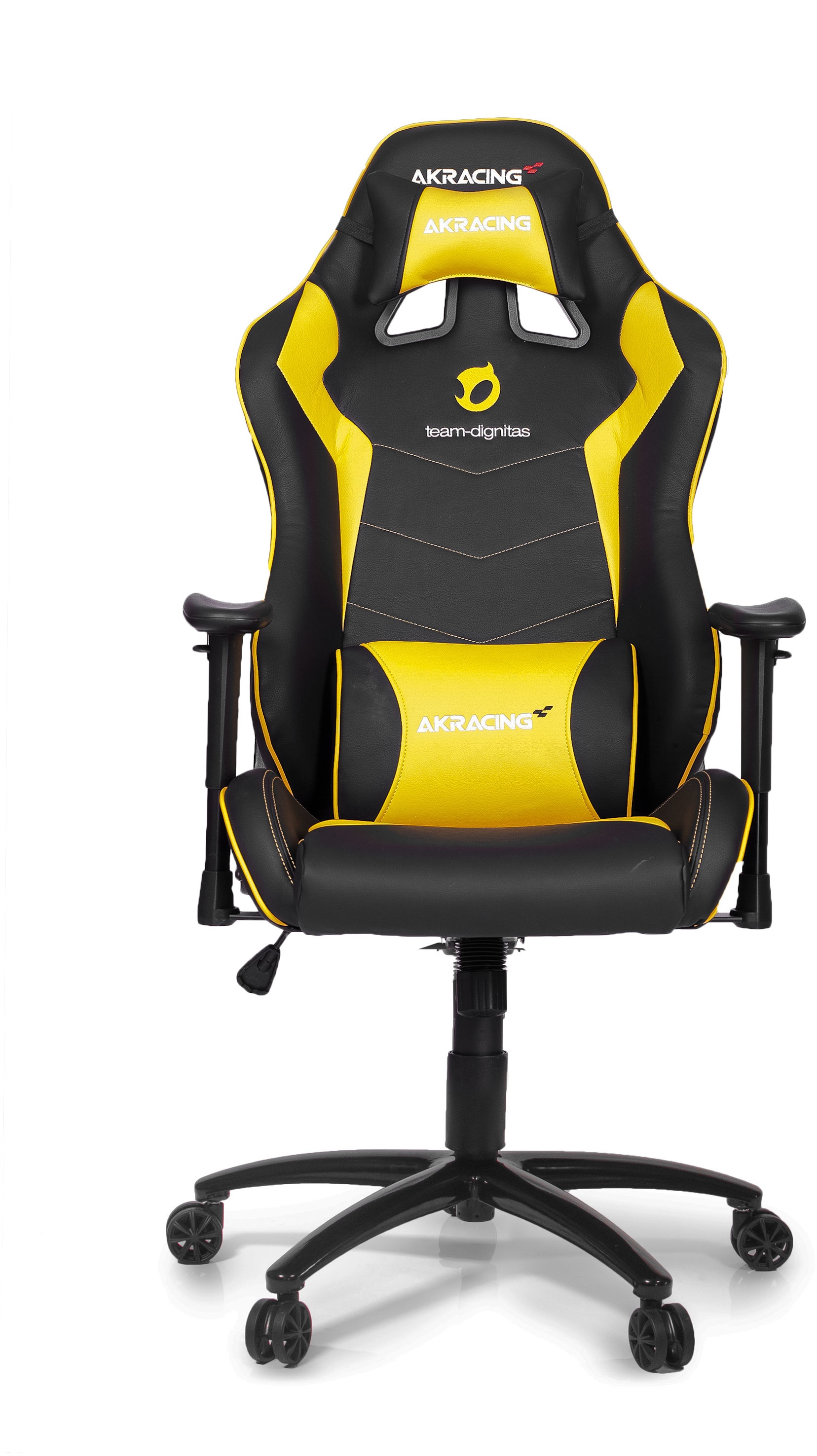 AK Racing Team Dignitas Edition Gaming Chair (Zwart/Geel) - Kenmerken ...