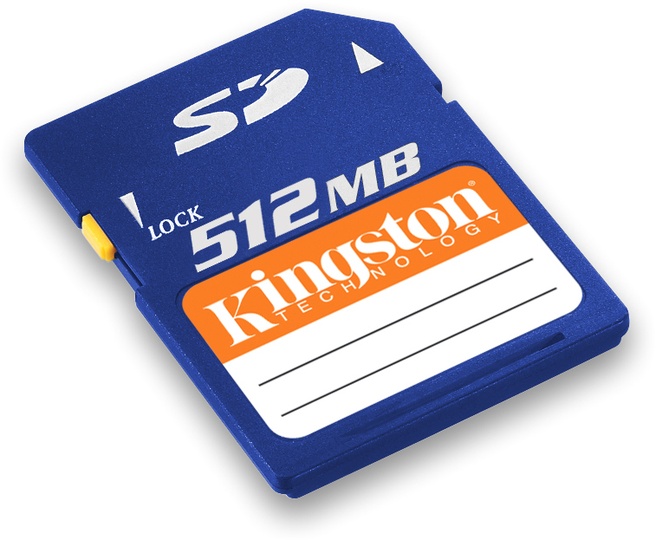 Specificaties van Kingston 512MB SD Card - Tweakers