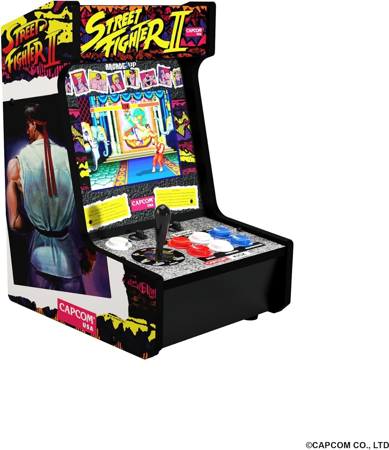 Specificaties van Arcade1up Streetfighter Countercade Multi-color, Zwart - Tweakers
