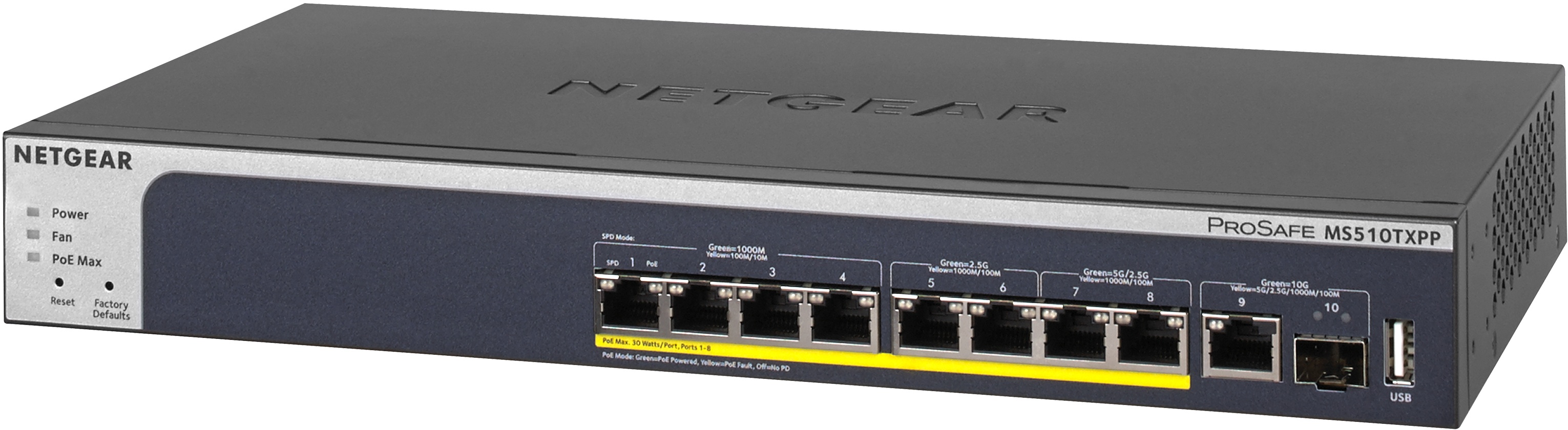 Specificaties van Netgear MS510TXPP - Tweakers