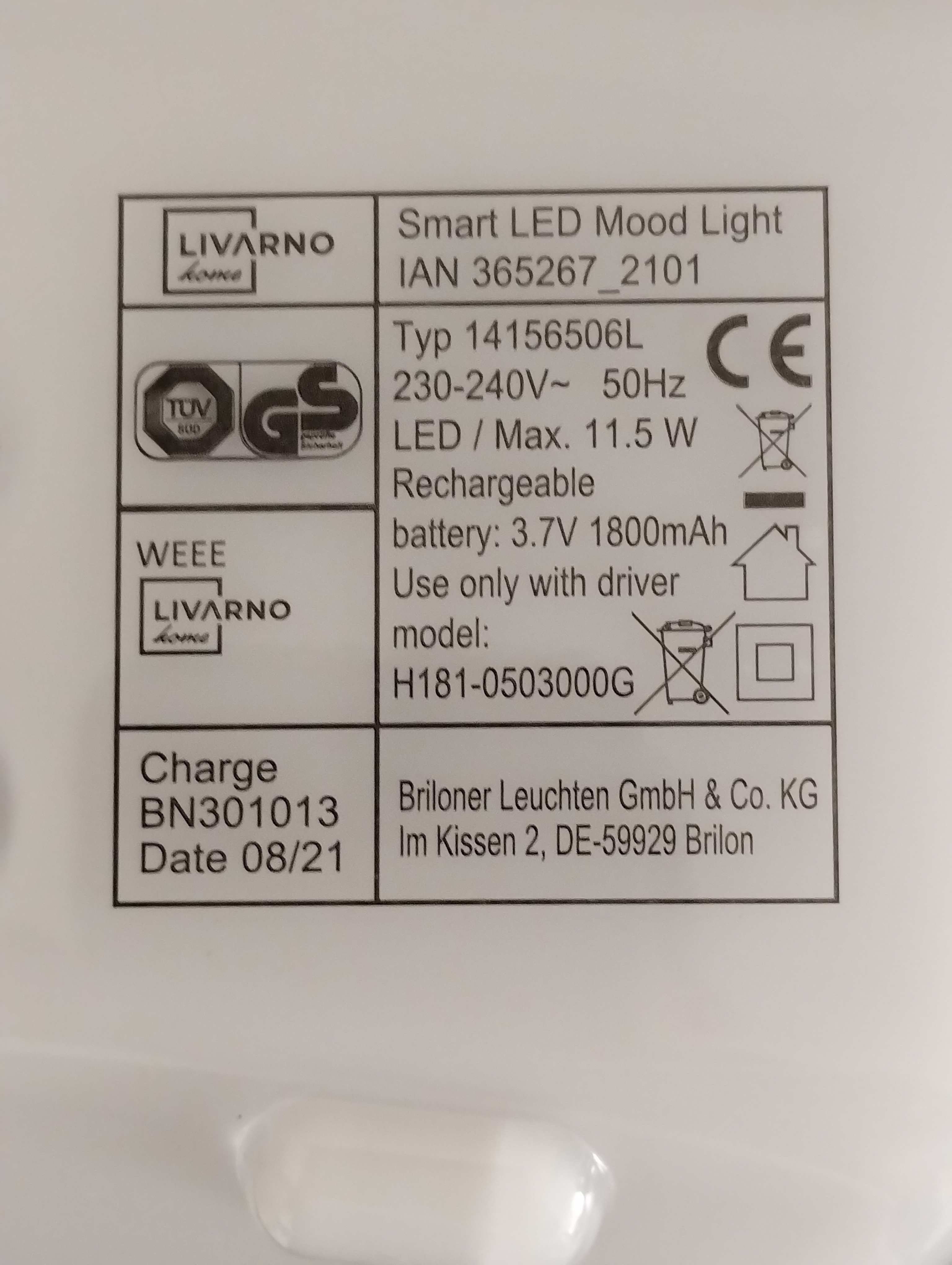 Livarno LED-sfeerverlichting - Zigbee Smart Home - Antonio di - Product ...