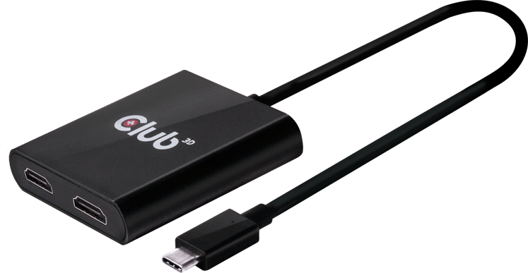 Specificaties van Club 3D MST Hub USB 3.1 Gen1 Type C to HDMI 1.4 Dual ...