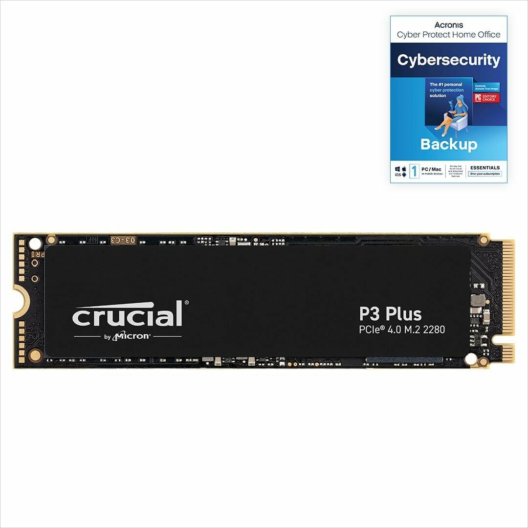 Specificaties van Crucial P3 Plus 1TB (Acronis-editie) - Tweakers