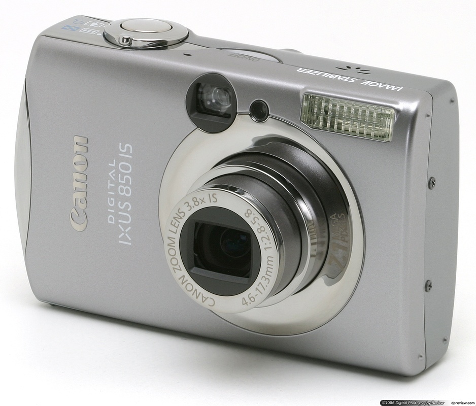 Specificaties van Canon Ixus 850 IS Zilver - Tweakers