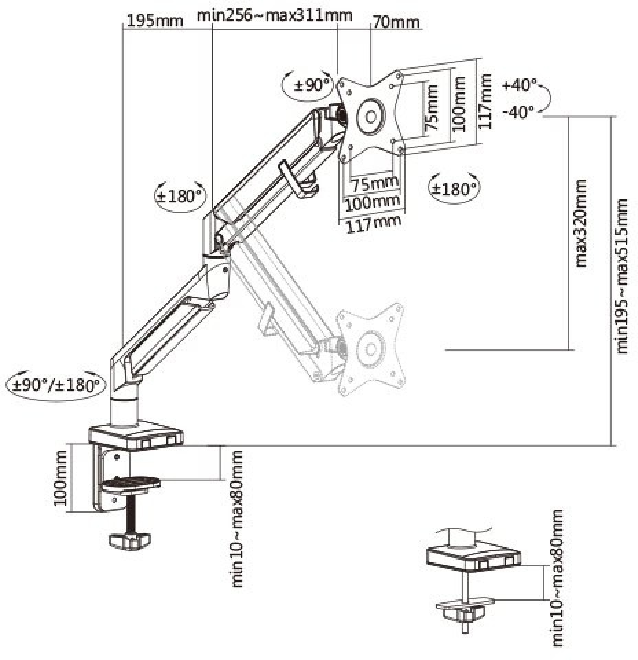 Specificaties van Techly ICA-LCD 3712 - Tweakers