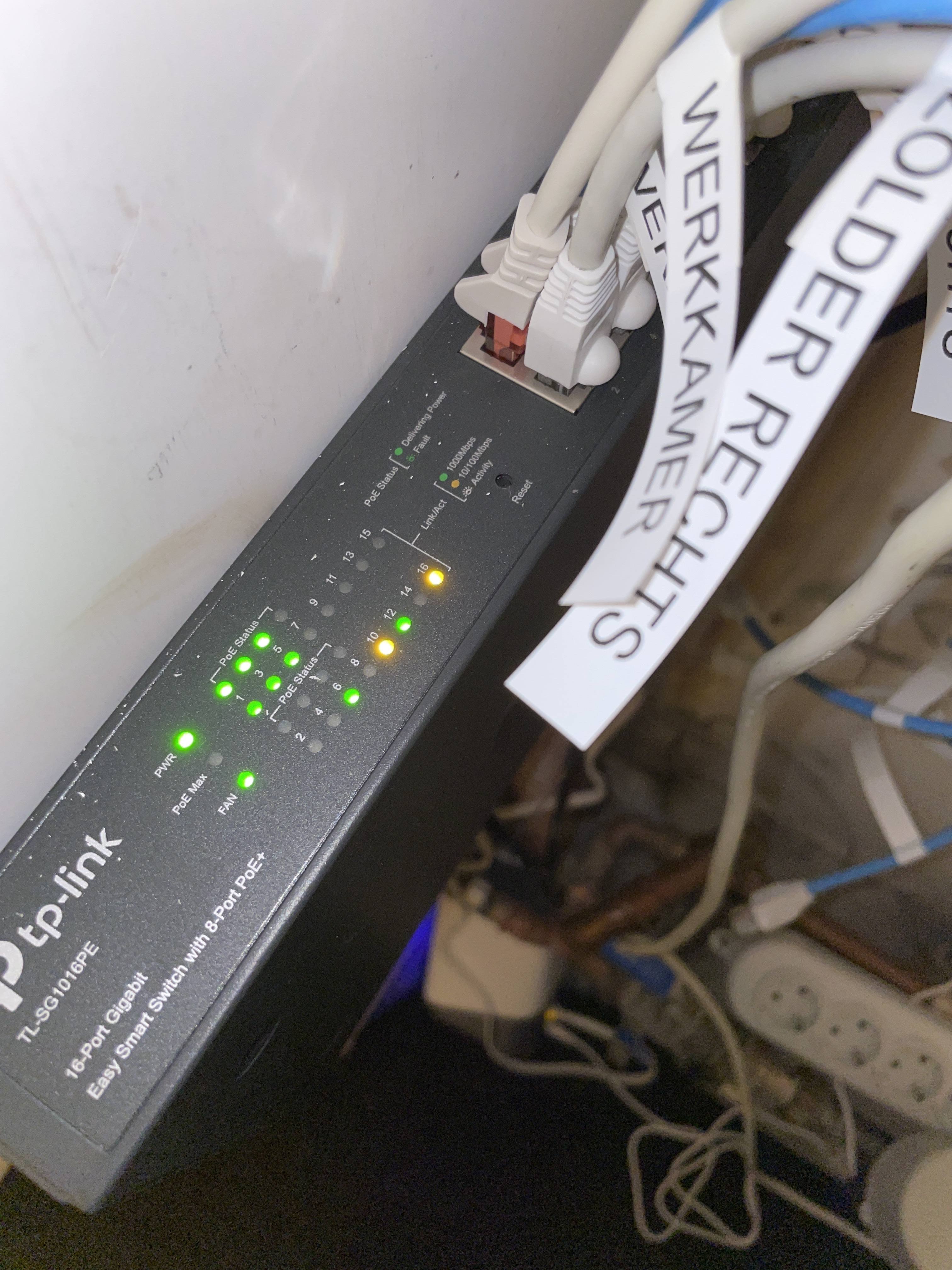 UTP Punt lage mbps - Netwerken - GoT