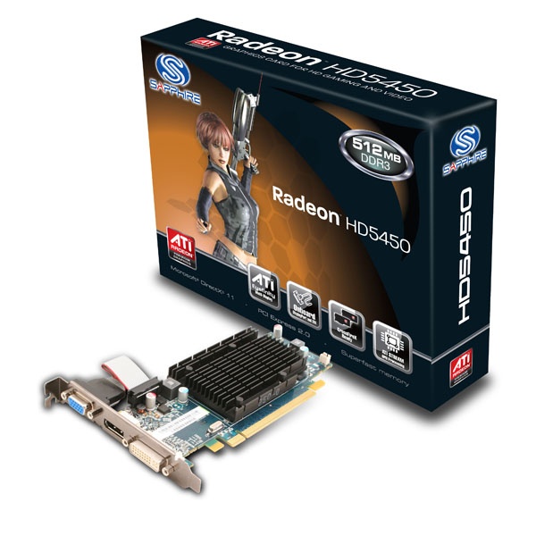 Sapphire Radeon HD 5450 512MB DDR3 PCIE DP HM kopen? - Prijzen - Tweakers
