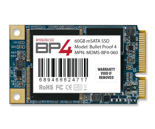 MyDigitalSSD BP4 mSATA Solid State Drive 60GB kopen? - Prijzen - Tweakers
