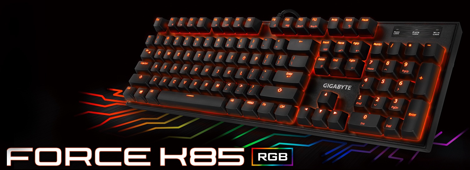 Gigabyte Force K85 (Kailh Blue, Qwerty US): beste prijs - Tweakers