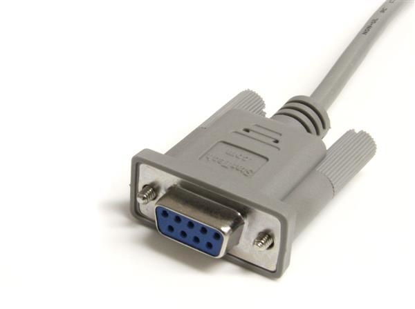 Startech.com 6 ft. Modem Cable DB9F-DB9F Grijs - Kenmerken - Tweakers