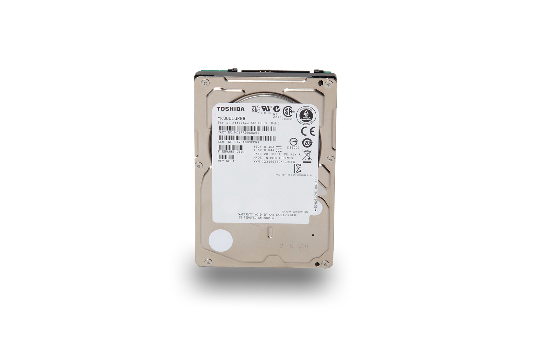Specificaties van Toshiba MK3001GRRB, 300GB - Tweakers